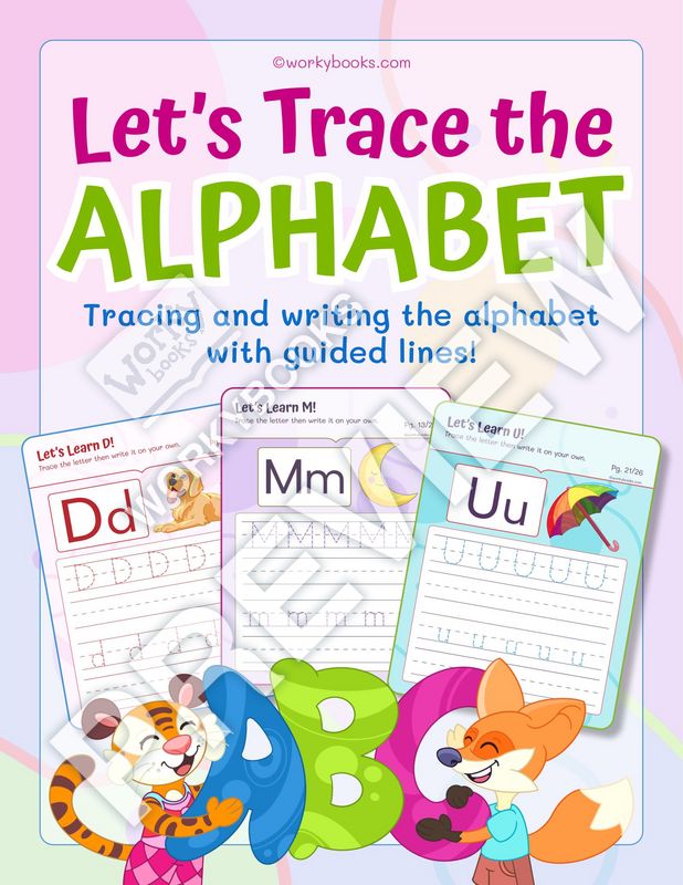 Worksheet - Let's Trace the Alphabet | Alphabet |Letters | Uppercase ...