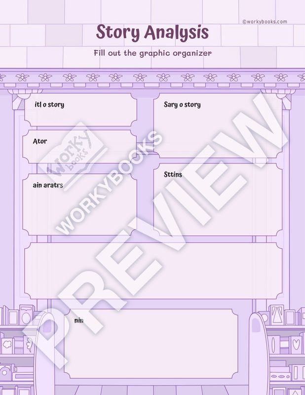Worksheet - Story Analysis Graphic Organizer | Story summary | Graphic ...
