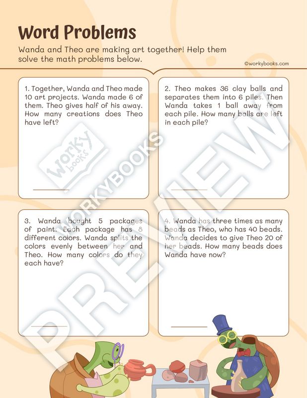 Worksheet - Mixed operation word problems | Addition | Subtraction ...