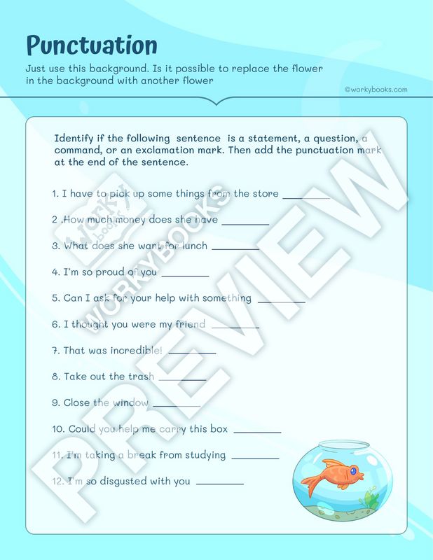 Worksheet - Correcting Sentence Punctuation | Punctuation | Punctuating ...