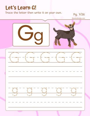 Grade 1 Handwriting Worksheets | Free, PDF & Printable | Workybooks