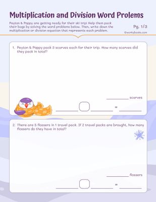 Worksheet - Multiplication Word Problems Grade 3 | Short Word Problem ...